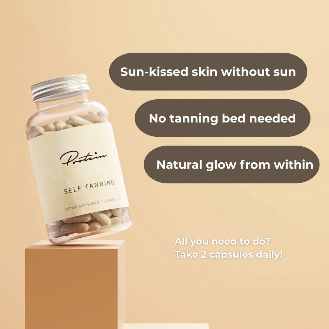 Self Tanning | 150 Capsules for Sunless Skin Glow – Protein.com US