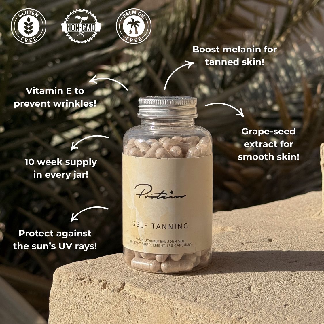 Self Tanning 150 Capsules – Protein Com, Inc.